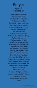 Prayer against temptation | Prayer For Anxiety