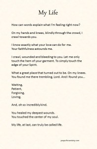 My life | Prayer For Anxiety