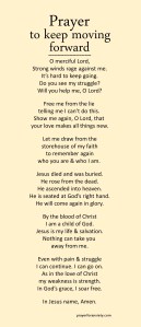 Prayer to keep moving forward | Prayer For Anxiety